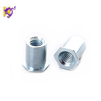 China Blind Self Clinching Standoff 4.2mm Pressure Button Hole Rivet Nut Stainless Steel for sale