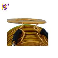 China TIW-F Triple Layer Insulation Winding Copper Coil 0.025-0.6mm Wireless Charger Transformer for sale