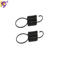 China Custom OEM Tension Coil Springs Black Zinc Plating 0.05mm-20mm Wire Diameter for sale