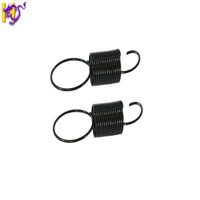 China Custom OEM Tension Coil Springs Black Zinc Plating 0.05mm-20mm Wire Diameter for sale