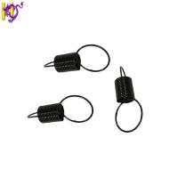 China Custom OEM Tension Coil Springs Black Zinc Plating 0.05mm-20mm Wire Diameter for sale