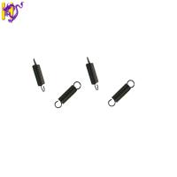 China Black Zinc Plating Piano Wire Springs 0.05-20.0mm Double Hook Extension for sale