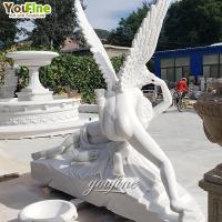 China Hand Carved Famous Life Size Outdoor Marble Cupid and Psyche Sculpture Statue for sale