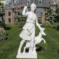 China Huntress Goddess Archer Statue Artemis Marble Sculpture for sale