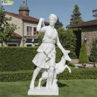 China Huntress Goddess Archer Statue Artemis Marble Sculpture for sale