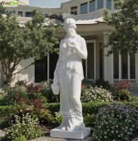 China Greek Mythology Goddess Sculpture Life Size Marble Statue of Hebe for sale