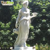 China Greek Mythology Goddess Sculpture Life Size Marble Statue of Hebe for sale
