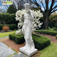 China Greek Mythology Goddess Sculpture Life Size Marble Statue of Hebe for sale