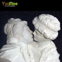 China Hand Carved Famous Marble Kiss Statue for sale