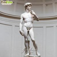 China Design Classical Hand Carved Good Price Marble David Statue for Hot Sale for sale