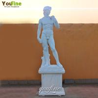 China Design Classical Hand Carved Good Price Marble David Statue for Hot Sale for sale