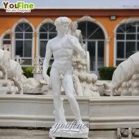 China Design Classical Hand Carved Good Price Marble David Statue for Hot Sale for sale