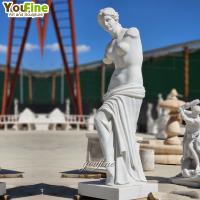 China Greek Garden Life Size Marble Goddess Statue of Aphrodite Sculpture for sale
