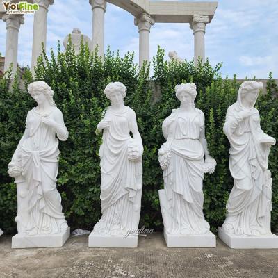 China Premium Crafted Four Season Sculptures Marble Statues for Export for sale