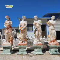 China Premium Crafted Four Season Sculptures Marble Statues for Export for sale