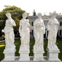 China Premium Crafted Four Season Sculptures Marble Statues for Export for sale