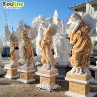 China Natural Hot Sale Outdoor Life Size Classical Hand Carved Marble Four Season Statue for sale