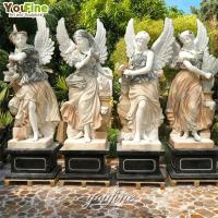 China Natural Hot Sale Outdoor Life Size Classical Hand Carved Marble Four Season Statue for sale