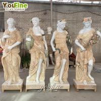 China Life Size Outdoor Garden Decor White Four Season Goddess Sculpture Marble Statues with Factory Price for sale