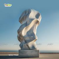 China Large Size Modern Design Abstract Stylish Marble Statue for sale