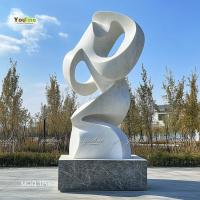 China Large Size Modern Design Abstract Stylish Marble Statue for sale