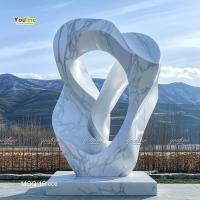 China Large Size Modern Design Abstract Stylish Marble Statue for sale