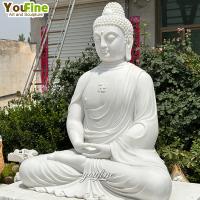 China Popular Marble Life Size Buddha Statue for sale