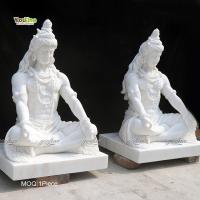 China Custom Size Lord Shiva Indian Goddess Marble Statue Sculpture for sale