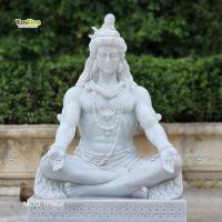 China Custom Size Lord Shiva Indian Goddess Marble Statue Sculpture for sale