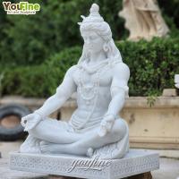 China Custom Size Lord Shiva Indian Goddess Marble Statue Sculpture for sale