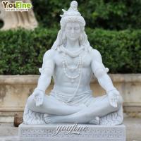 China Custom Size Lord Shiva Indian Goddess Marble Statue Sculpture for sale