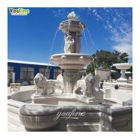 China Classic European Style Italian Marble Water Fountains for sale