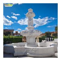 China Classic European Style Italian Marble Water Fountains for sale