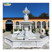China Classic European Style Italian Marble Water Fountains for sale