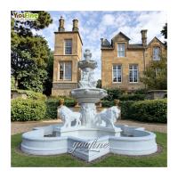 China Classic European Style Italian Marble Water Fountains for sale