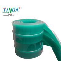 China Industrial Green Screen Printing Squeegee Rubber Roll Wear Resistance for sale