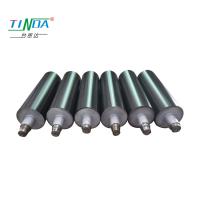 China Low Vibration 45 Steel Cylinder Roller Surface Treatments Dark Brown Or HV500 In Black for sale