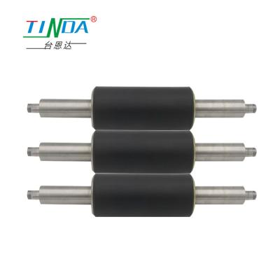 China Precise Tolerance Rubber Covered Rolls For Plastic Pad Cutting And Folding for sale