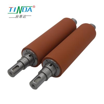 China Customizable Conductive Rubber Coated Rollers For Precision Manufacturing for sale