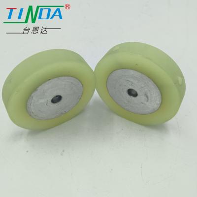 China Low Noise Longlife Rubber Roller Wheel with Unique Polyurethane Formula for sale