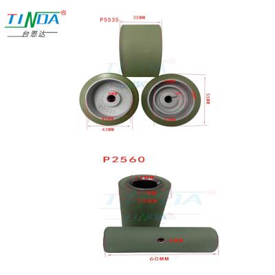 China Noise Reduction High Efficiency P2560 P5535 Rubber Wheel For PK Puller ​For Industrial Sewing Machine Accessorie for sale