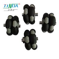 China Customized Diameter Light Load Agv / Omni Wheel with Load Capacity Black or Customizable Color for sale