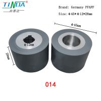 China Customized High Heat-Resistant 350 Grey Silicone Wheels for Germany PFAFF Hot Air Seam Sealing Machine Wear Resistance for sale