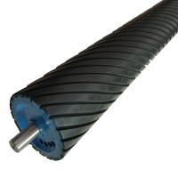 China Grooved Roller The Top Choice for Anti-Static Rubber Roller and Abrasion Resistance for sale