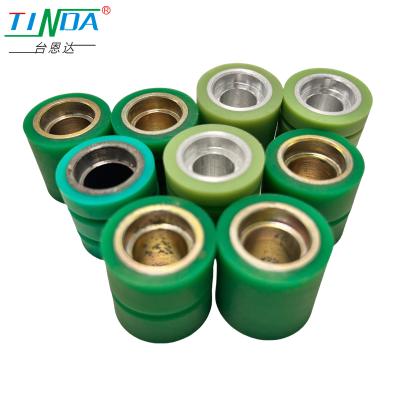 China Up To 200 Degrees Celsius Plate Thermal Transfer Silicone Wheel with High Temperature Resistance for sale