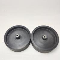 China Customized Rubber Roller Wheel Equipped with Metal Core Impact Resistance Providing Performance in Industrial Automation Systems for sale