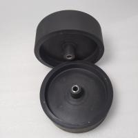 China Low Noise Level Rubber Roller Wheel Customized for Tennis Training Equipment Offering Durable and Quiet Rolling Solution for sale