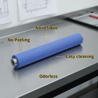 China Rubber Without Silicone Oil Sticky Silicone Roller BlueRoller Designed For  Dust Free Room for sale