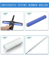 China Sticky Silicone Roller Ideal For  Film Lamination FPC Cleaning for sale