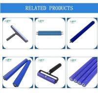 China Sticky Silicone Roller Ideal For  Film Lamination FPC Cleaning for sale